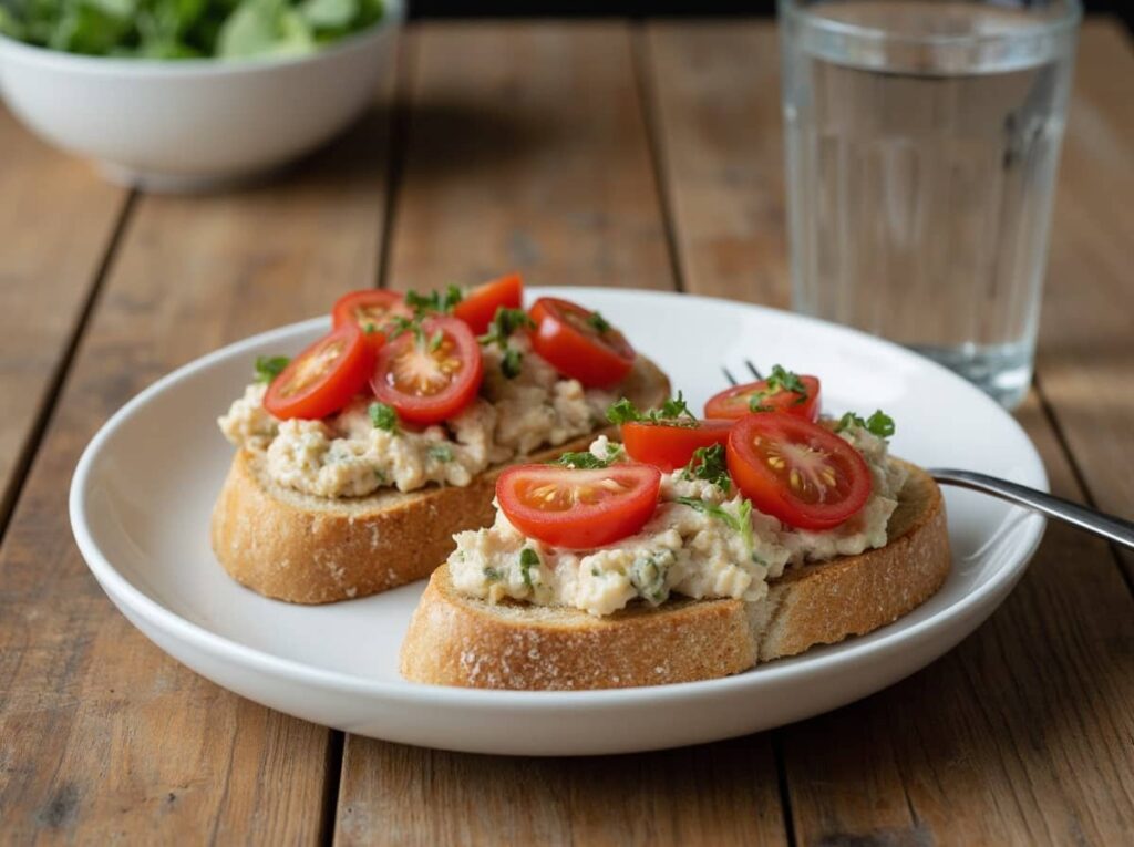Tuna on Whole Grain Toast: A Healthy and Delicious Meal Idea